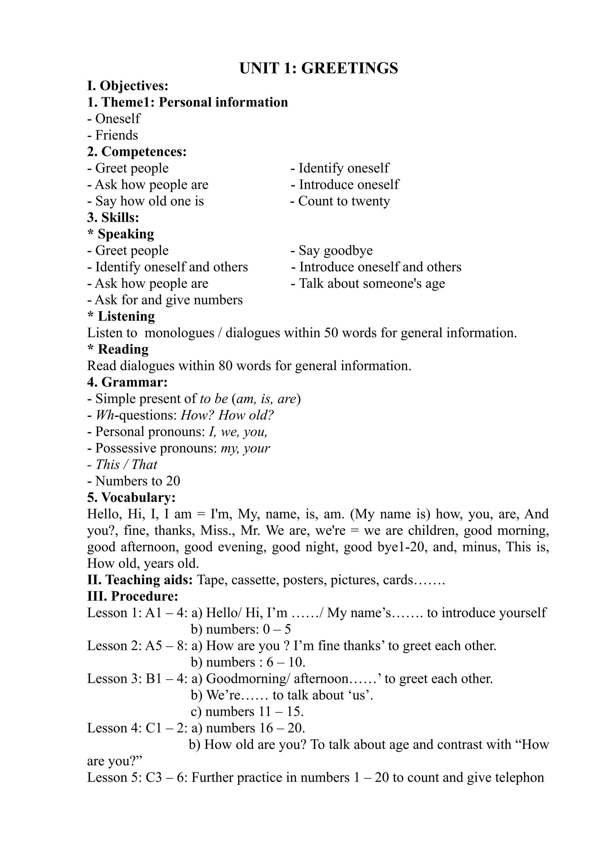 Secondary Schools Exercices for 6th grade student | PDF