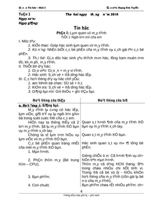 Giao an tin hoc lop 3 2013- 2014 | PDF