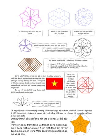 Giáo trình Msw Logo lớp 5 | PDF