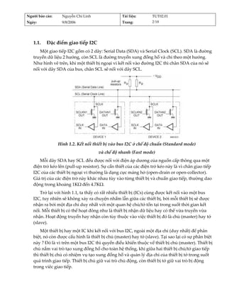Giao tiep i2c | PDF