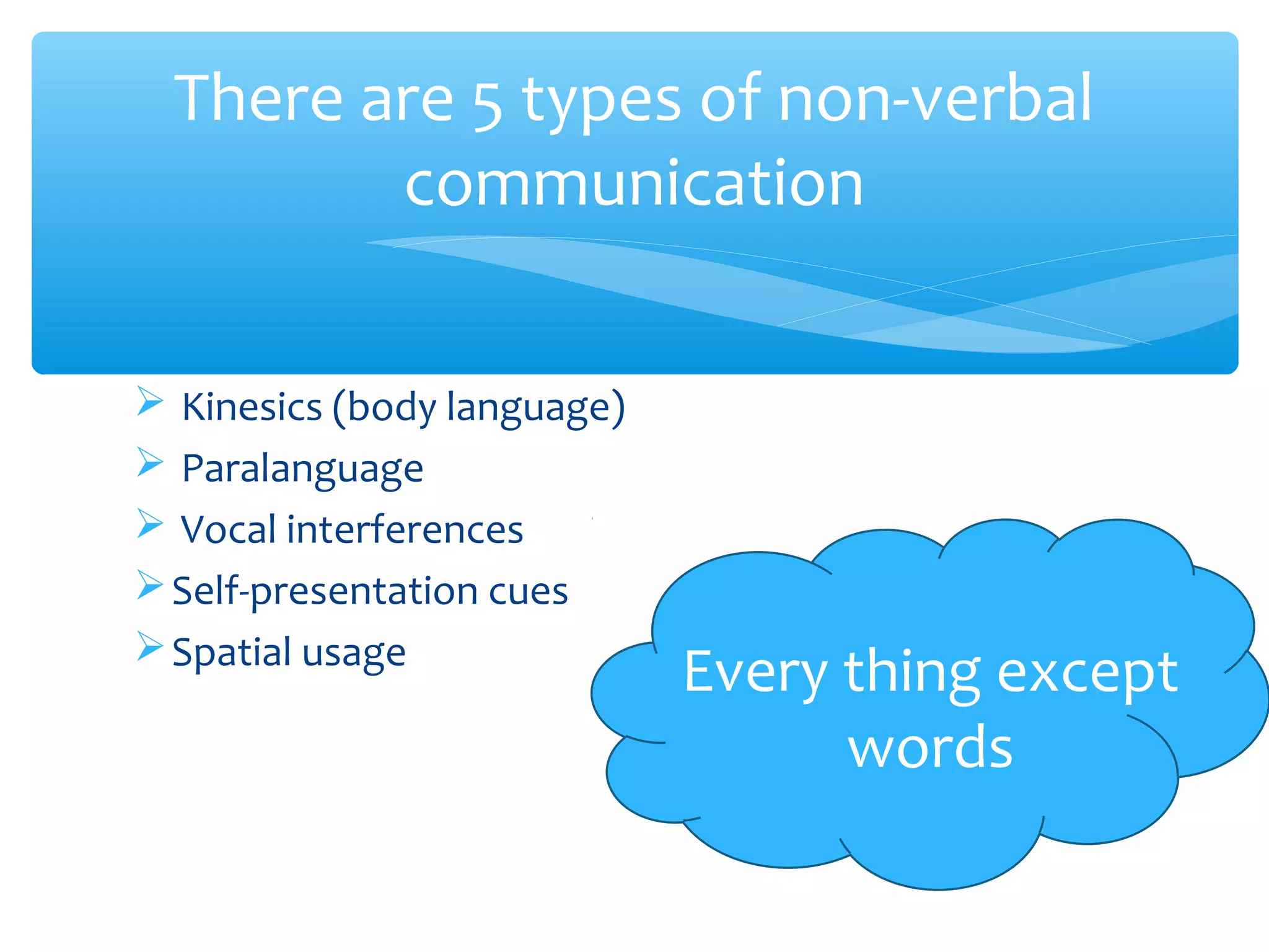 Non-verbal communication | PPT