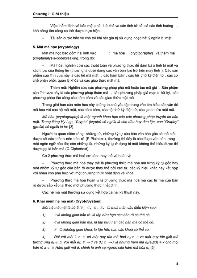 Giao trinh an toan bao mat thong tin | PDF