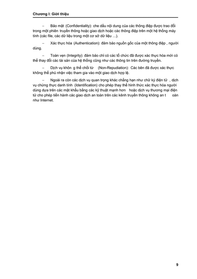 Giao trinh an toan bao mat thong tin | PDF