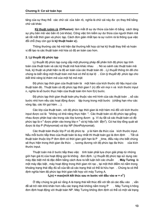 Giao trinh an toan bao mat thong tin | PDF