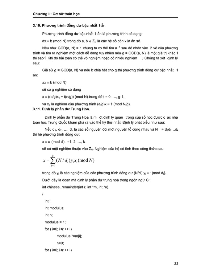 Giao trinh an toan bao mat thong tin | PDF