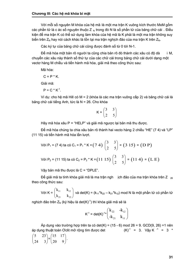 Giao trinh an toan bao mat thong tin | PDF