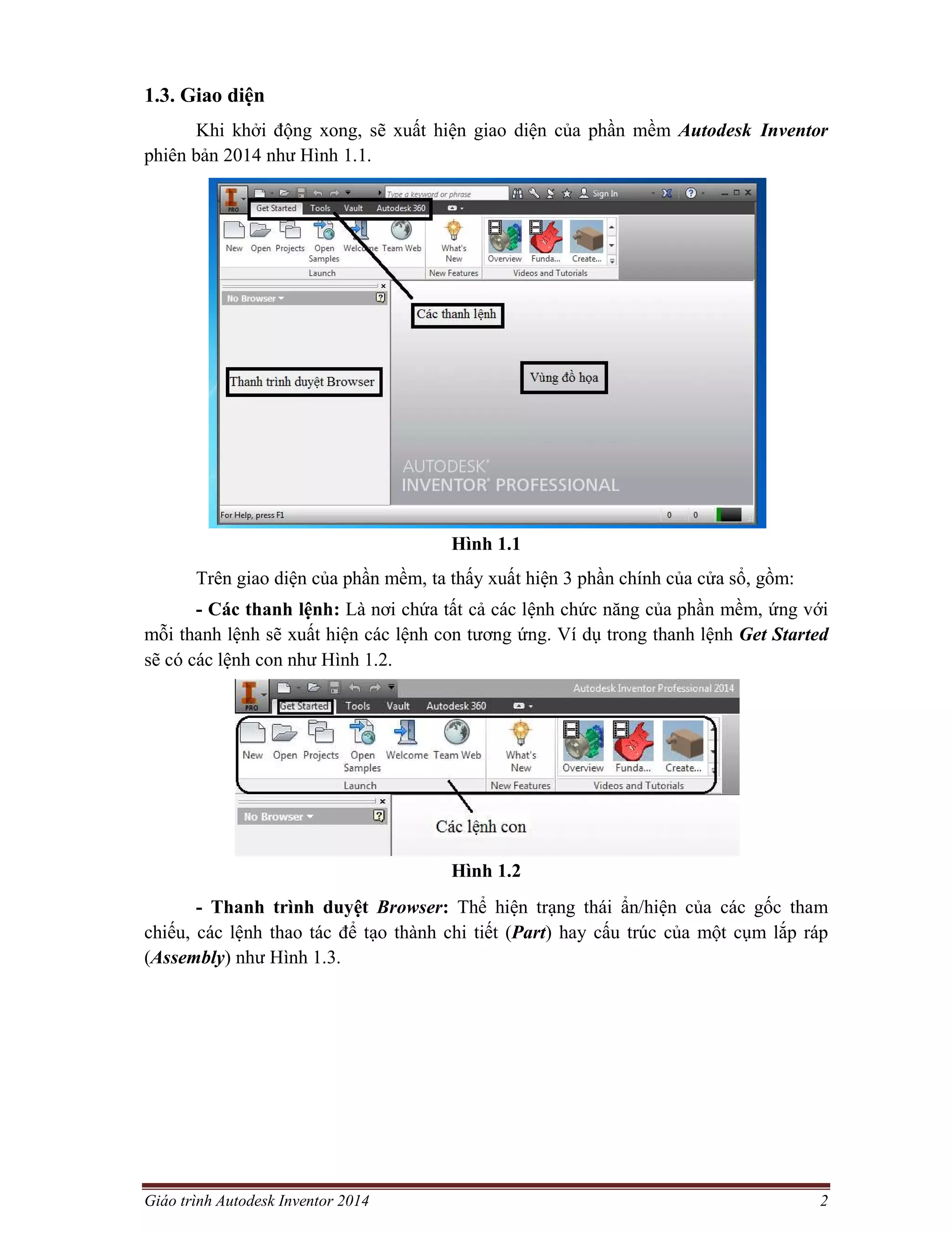Giao trinh autodesk inventor 2014 | PDF