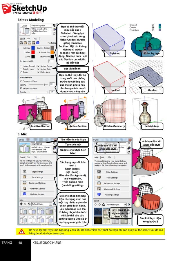 Giáo trình SketchUp Pro | PDF