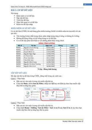 Giao trinhb excel2010 | PDF