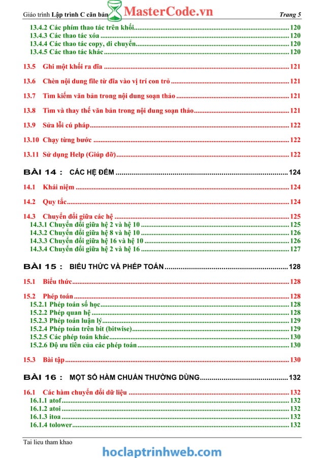 Giáo trình Lập trình C căn bản - Aptech | PDF