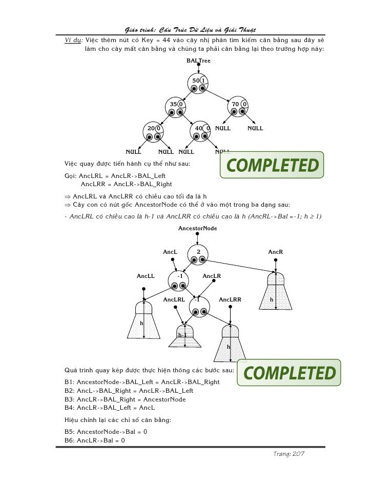 Giao trinh cau truc du lieu va giai thuat