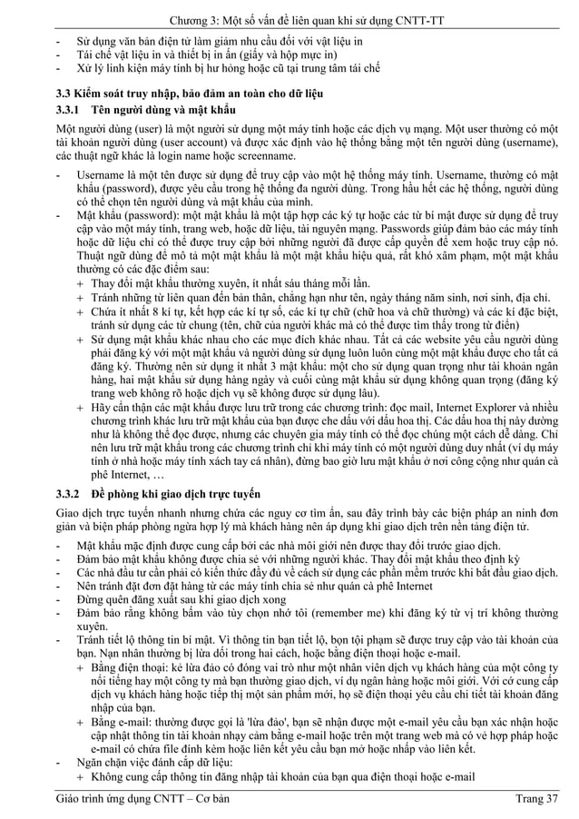 Giao trinh cntt | PDF