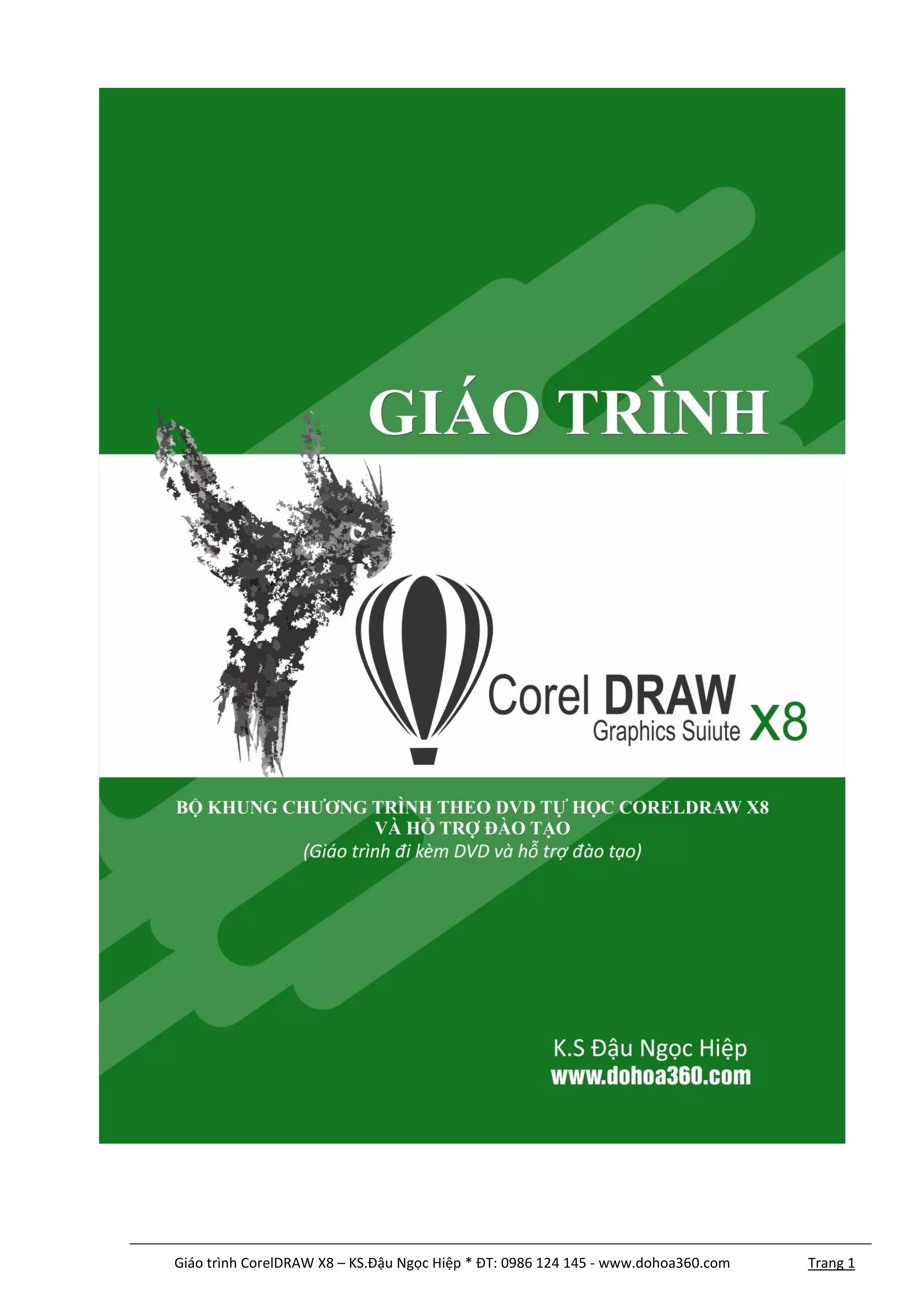 Giao trinh corel draw x8 | PDF