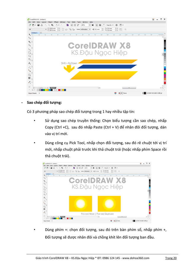 Giao trinh corel draw x8 | PDF
