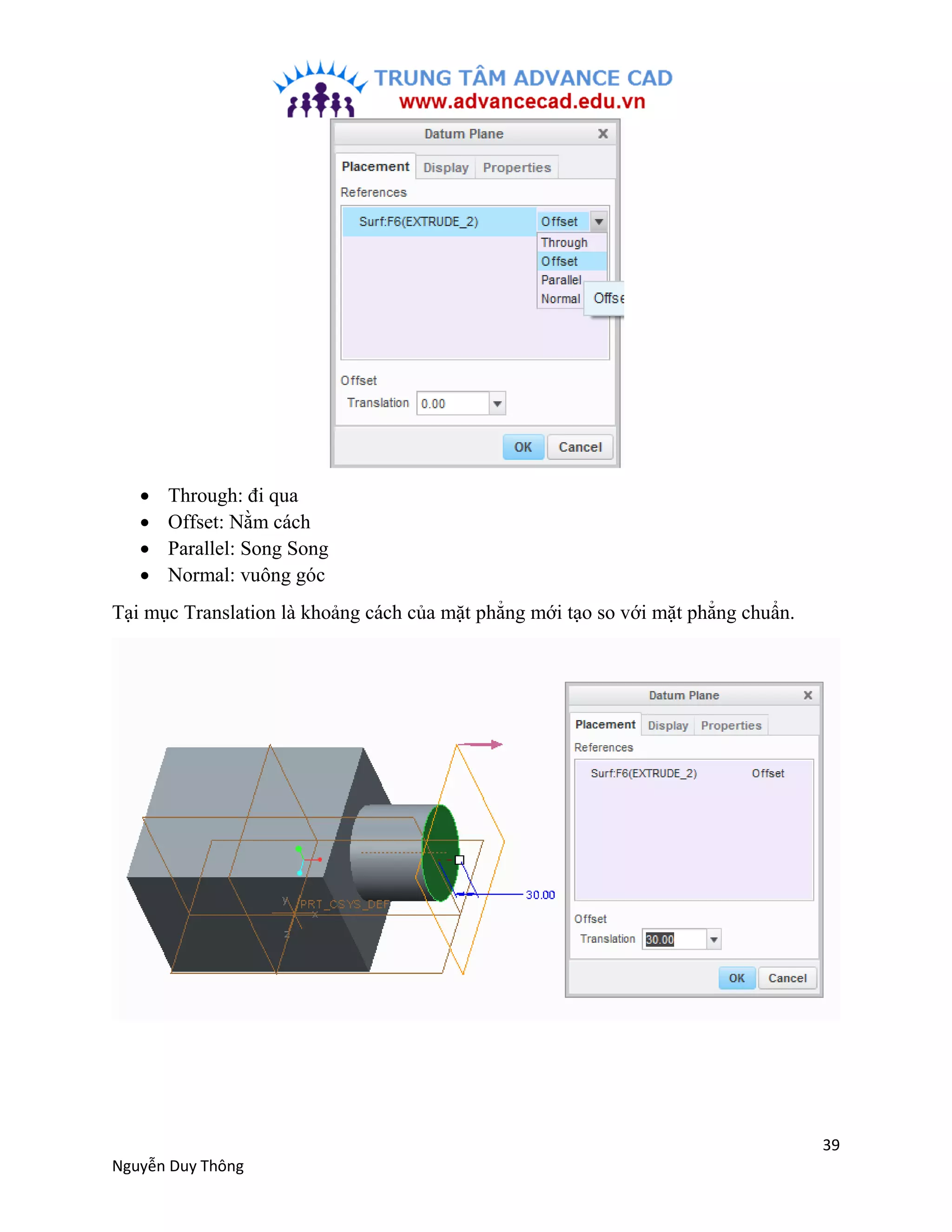 Giáo trình tự học Creo Parametric cơ bản Demo | PDF