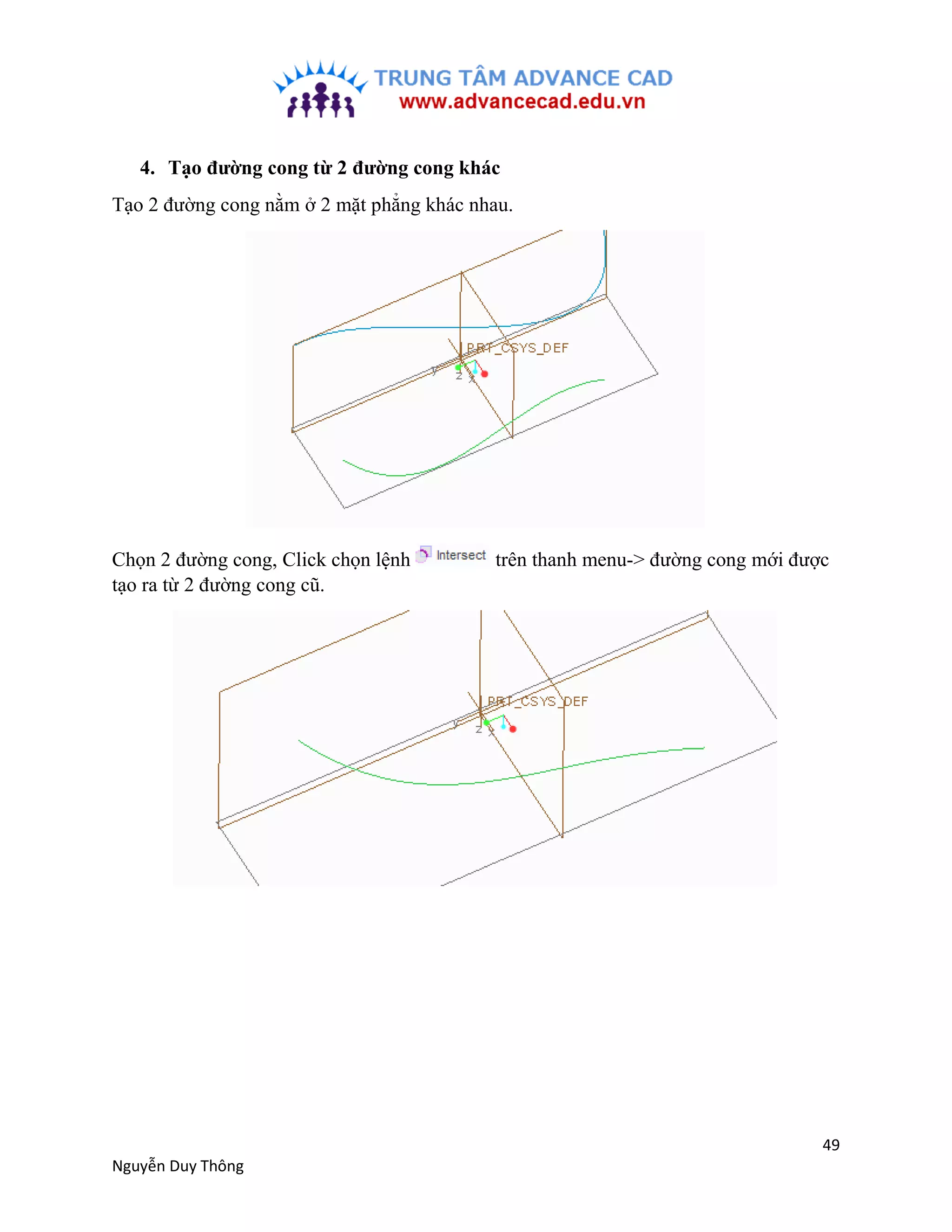 Giáo trình tự học Creo Parametric cơ bản Demo | PDF