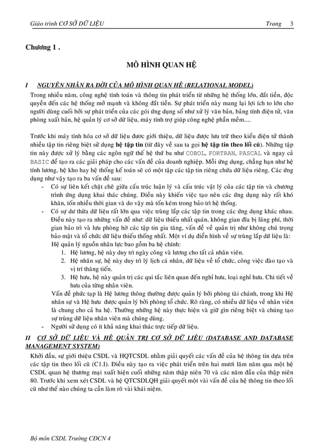 Giao trinh csdl[bookbooming.com] | PDF