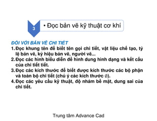 Giáo trình đọc hiểu bản vẽ cơ khí | PDF