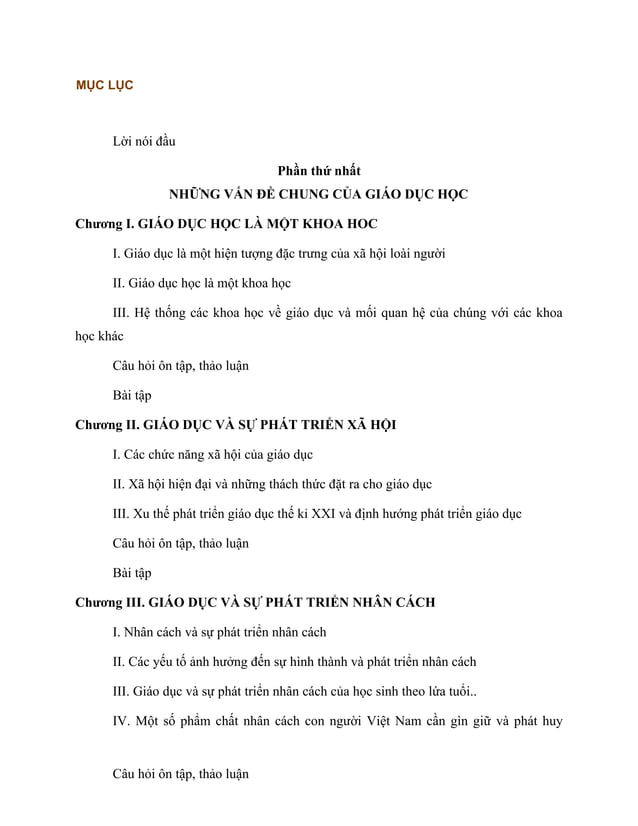 giáo dục học đại cương trần thị tuyết oanh chủ biên | DOCX