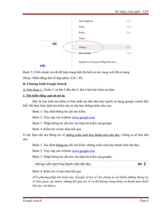 Giao trinh google search (gui hoc sinh) | PDF