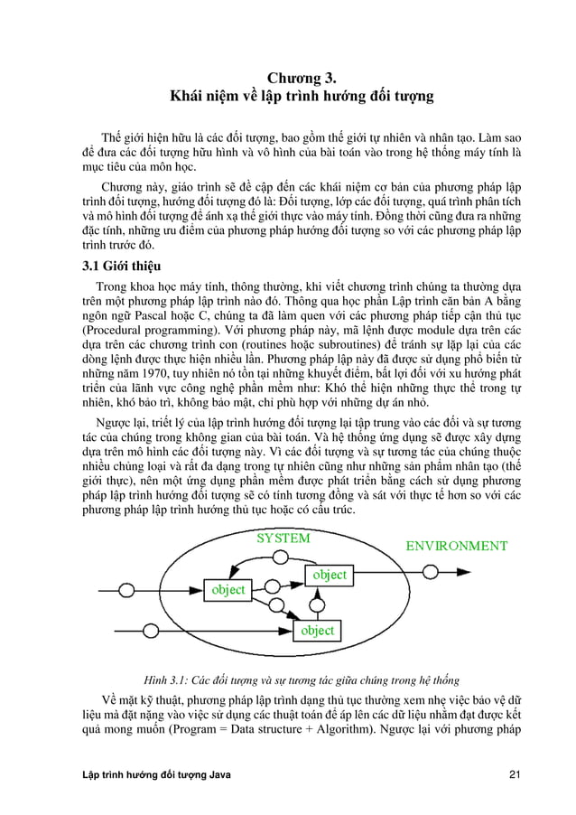 Lap Trinh Hdt Java Object Oriented Programming In Java Pdf