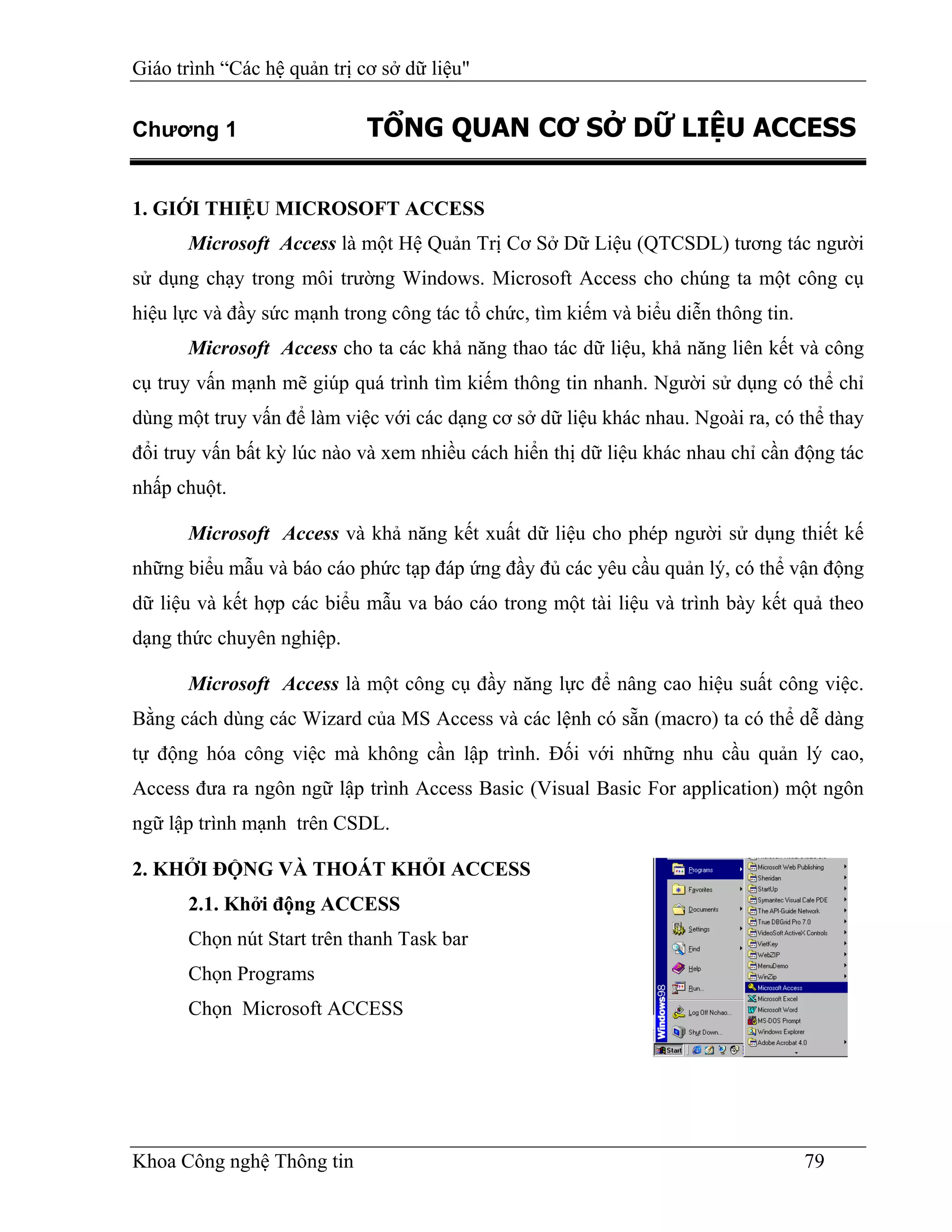 Giao trinh he quan tri csdl | PDF