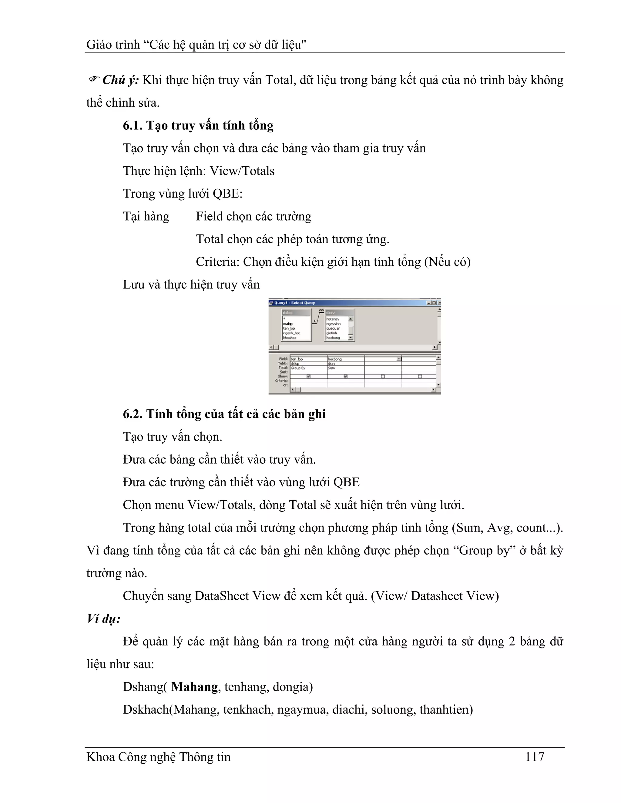 Giao trinh he quan tri csdl | PDF