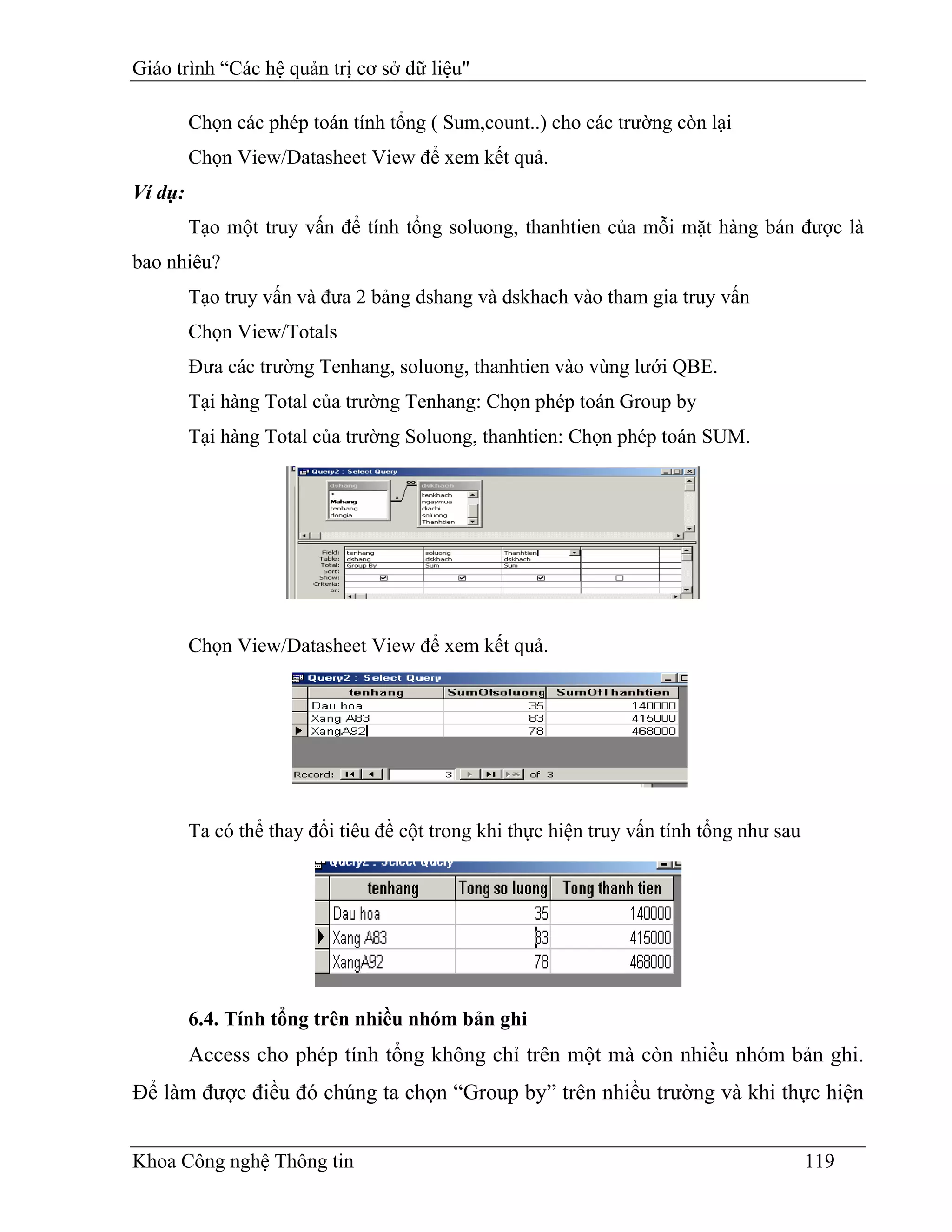 Giao trinh he quan tri csdl | PDF