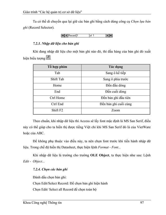 Giao trinh he quan tri csdl | PDF