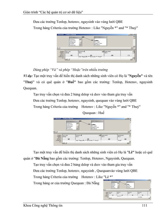 Giao trinh he quan tri csdl | PDF