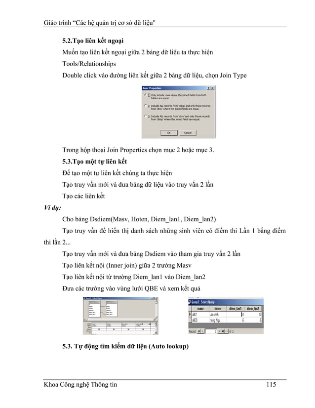Giao trinh he quan tri csdl | PDF