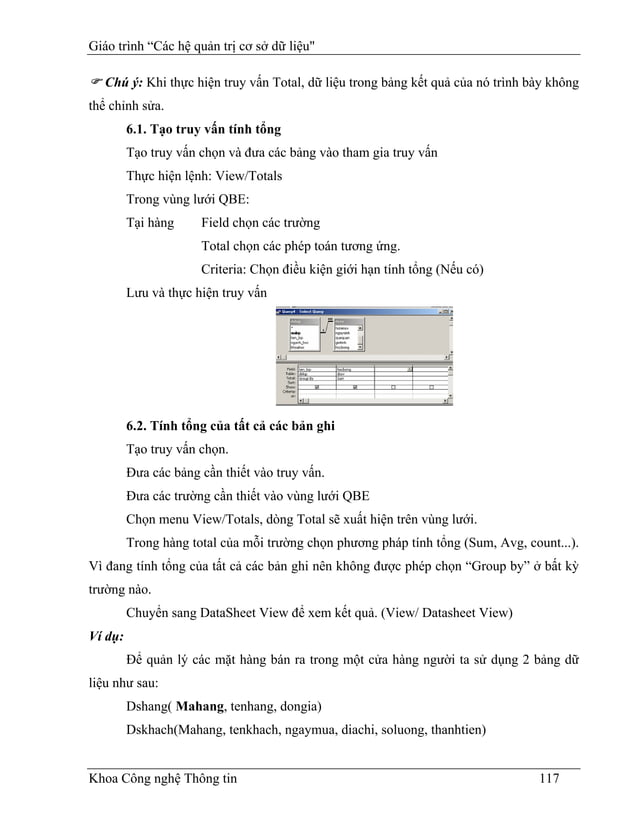 Giao trinh he quan tri csdl | PDF