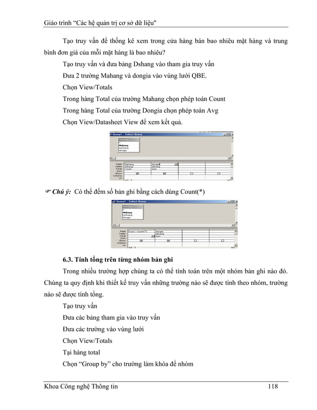 Giao trinh he quan tri csdl | PDF