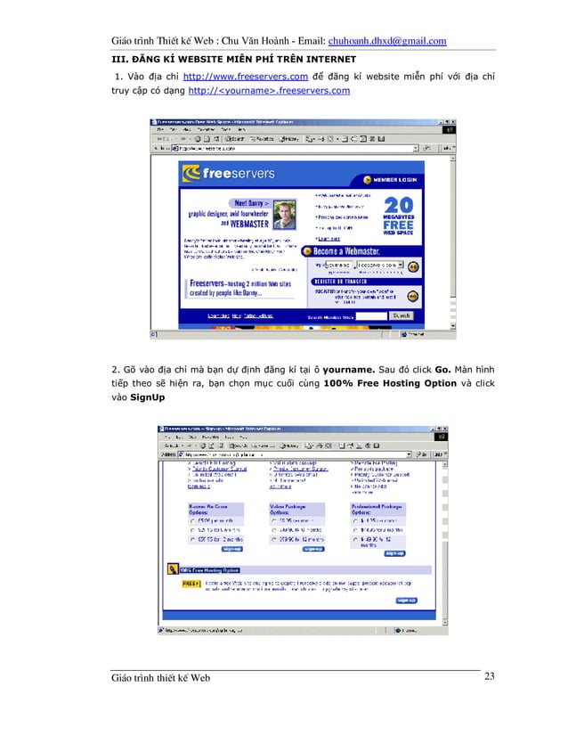 Giao trinh html | PDF