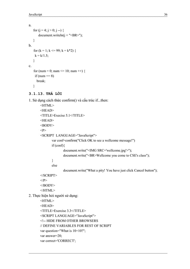 JavaScript (Tieng viet) | DOC