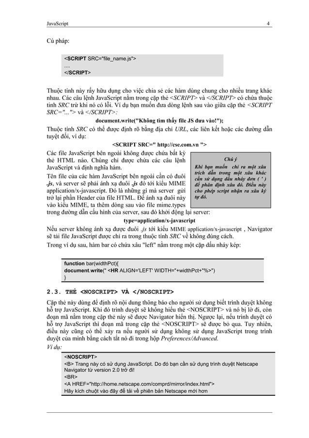 JavaScript (Tieng viet) | DOC