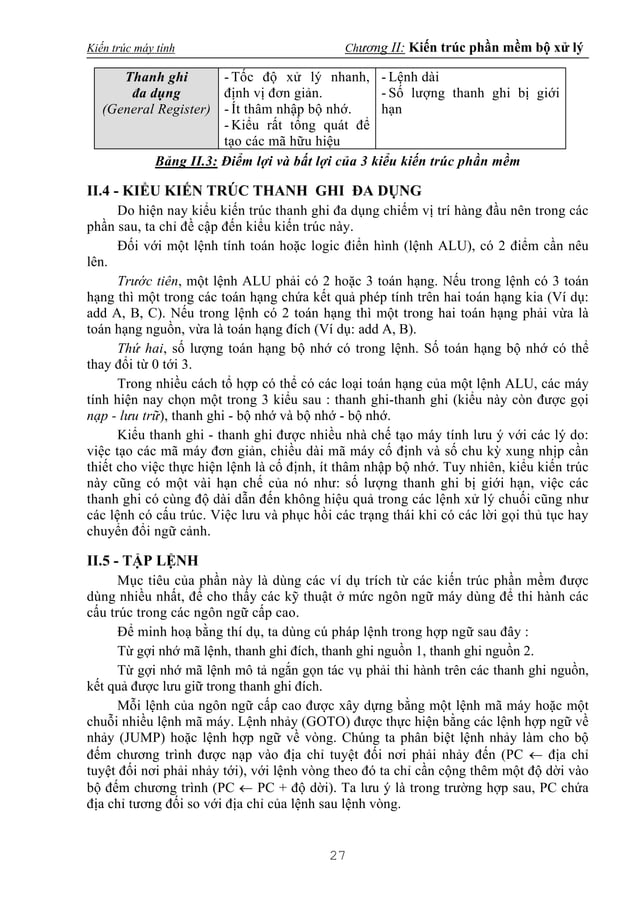 Giao trinh kien truc may tinh | PDF