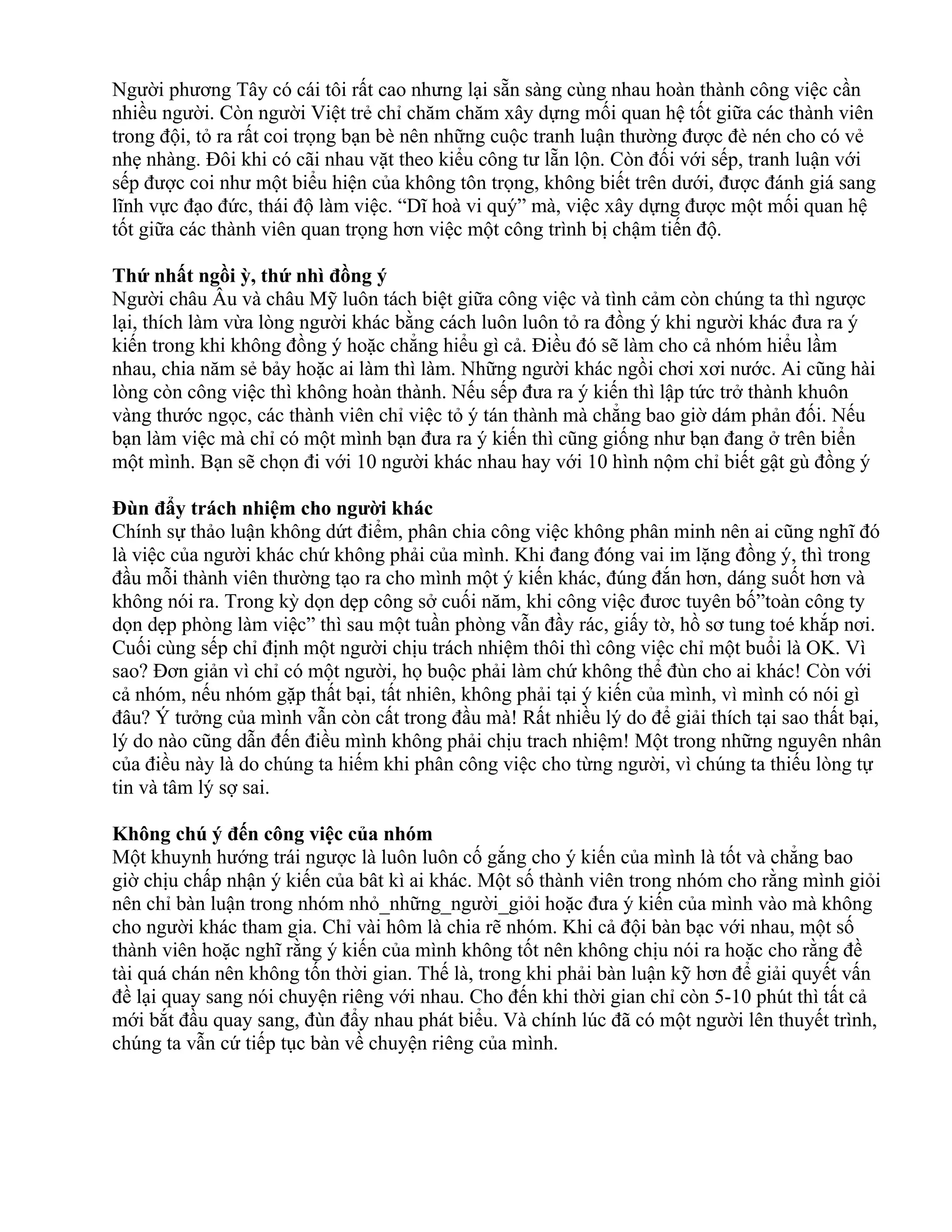 Giao trinh ky nang lam viec nhom | DOC