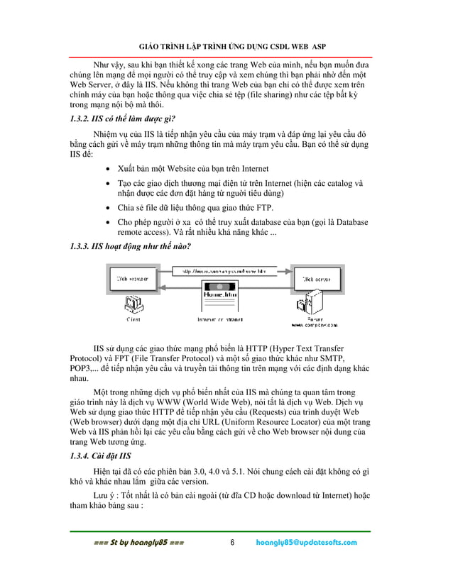 Giao trinh lap trinh ung dung csdl web asp p2 | PDF