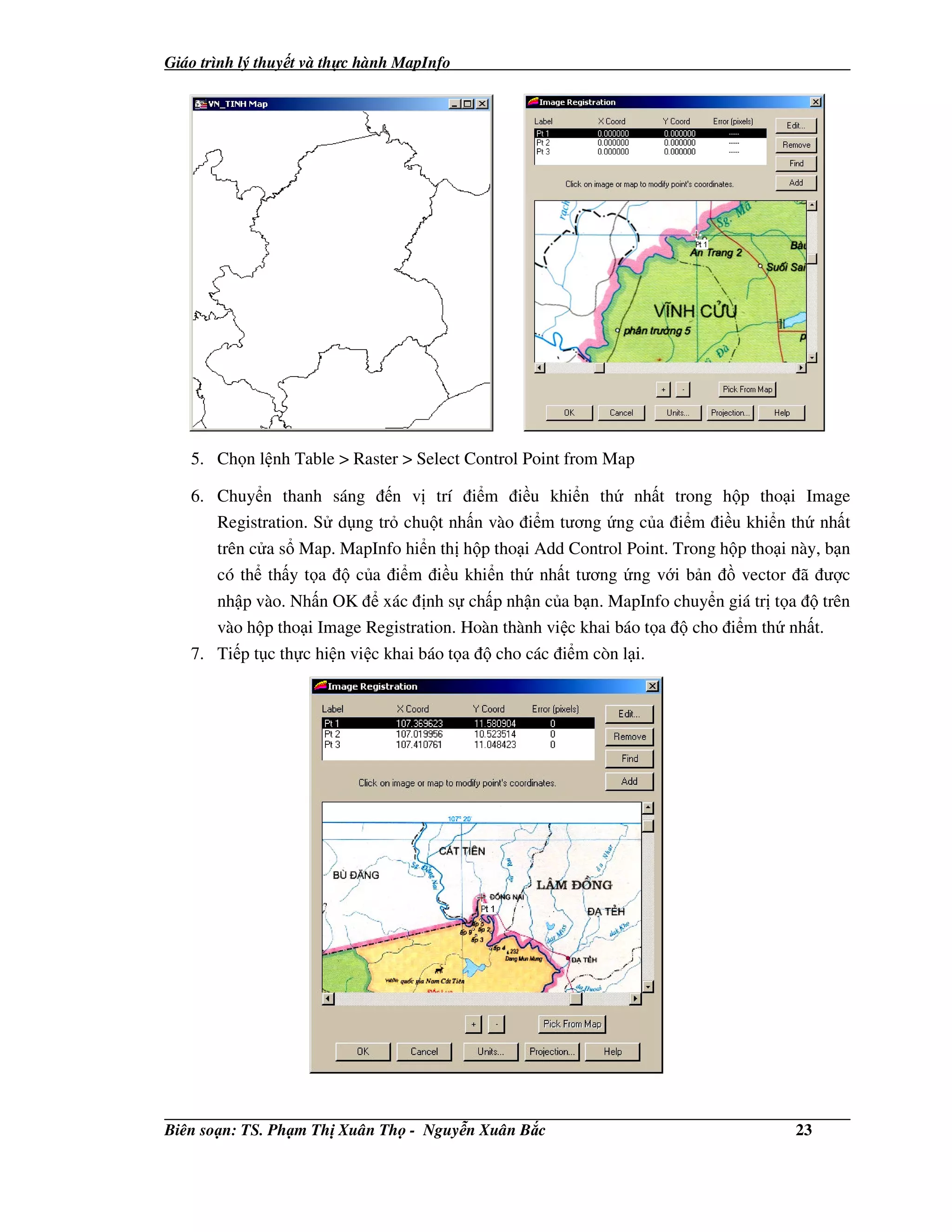 Giao Trinh Mapinfo | PDF