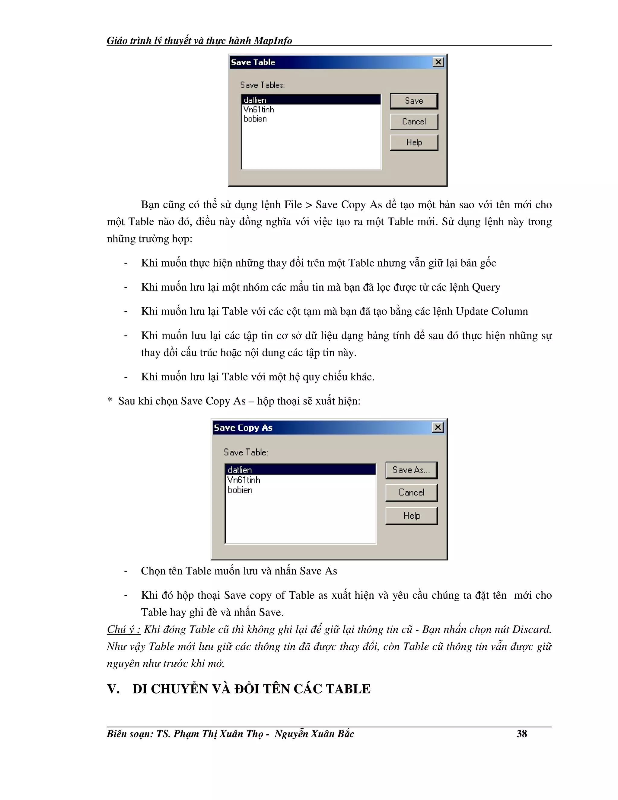 Giao Trinh Mapinfo | PDF