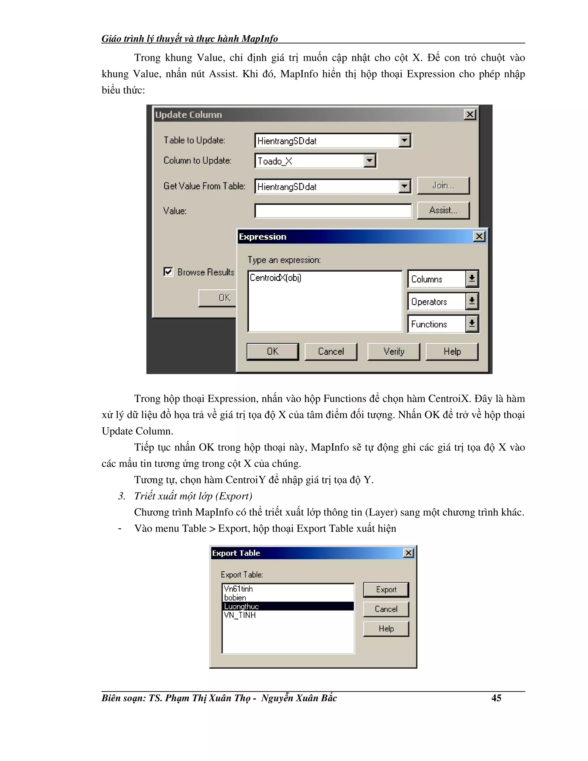 Giao Trinh Mapinfo | PDF