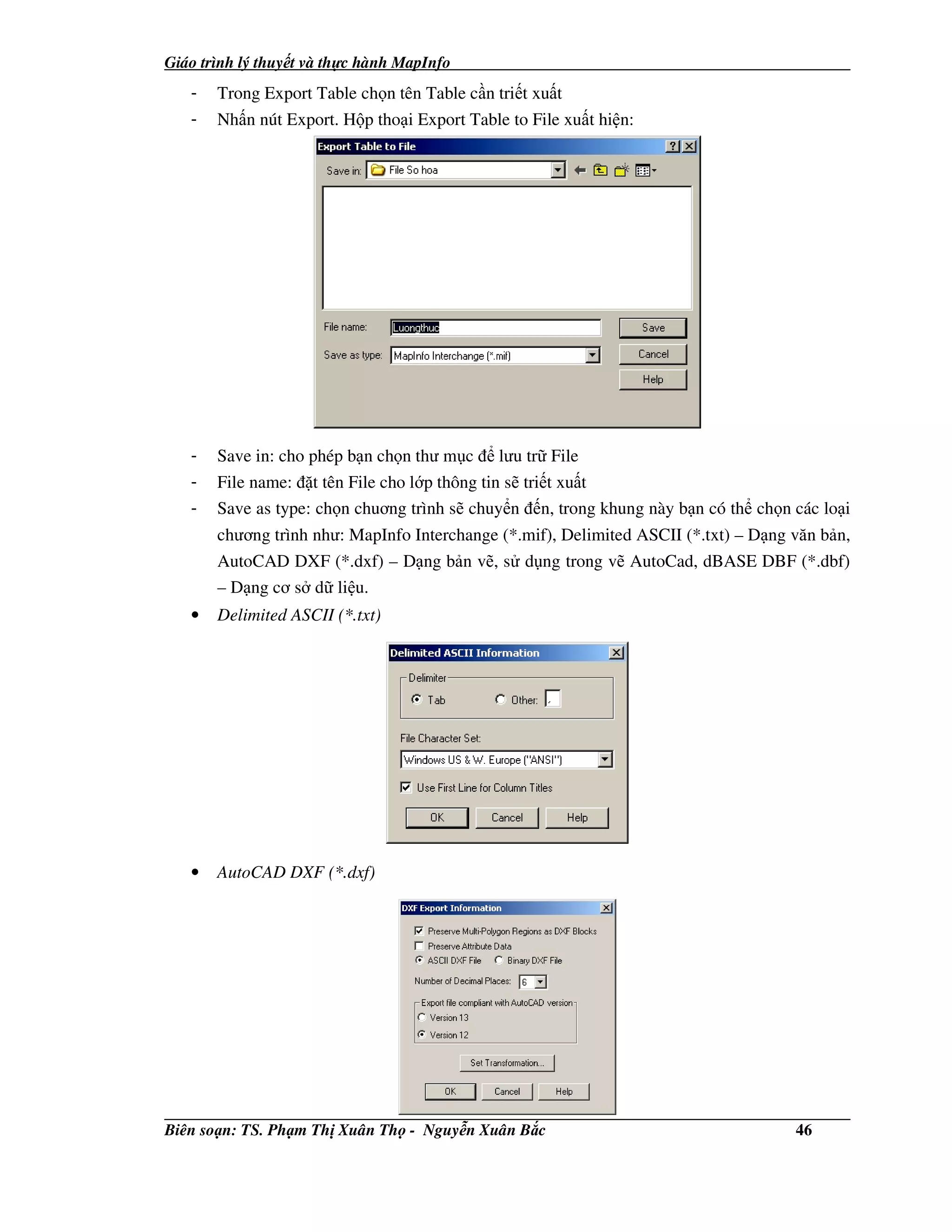 Giao Trinh Mapinfo | PDF