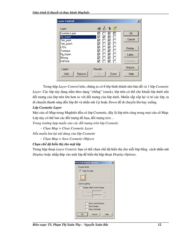 Giao Trinh Mapinfo | PDF