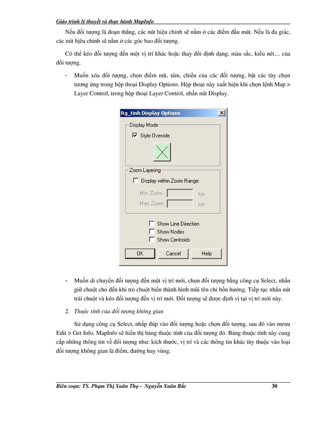 Giao Trinh Mapinfo | PDF