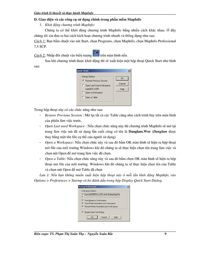 Giao Trinh Mapinfo | PDF