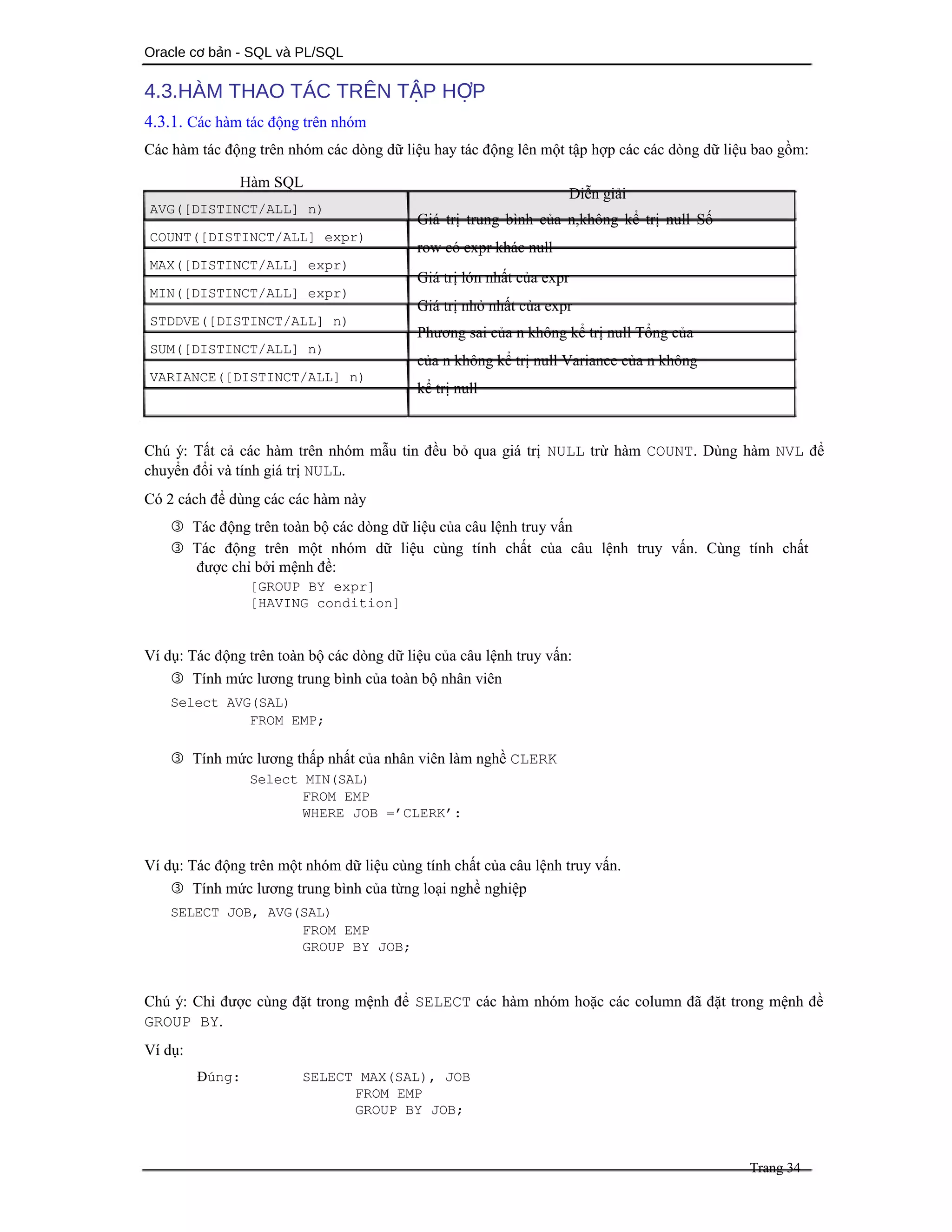 Giao trinh oracle_sql_plsql_co_ban | PDF