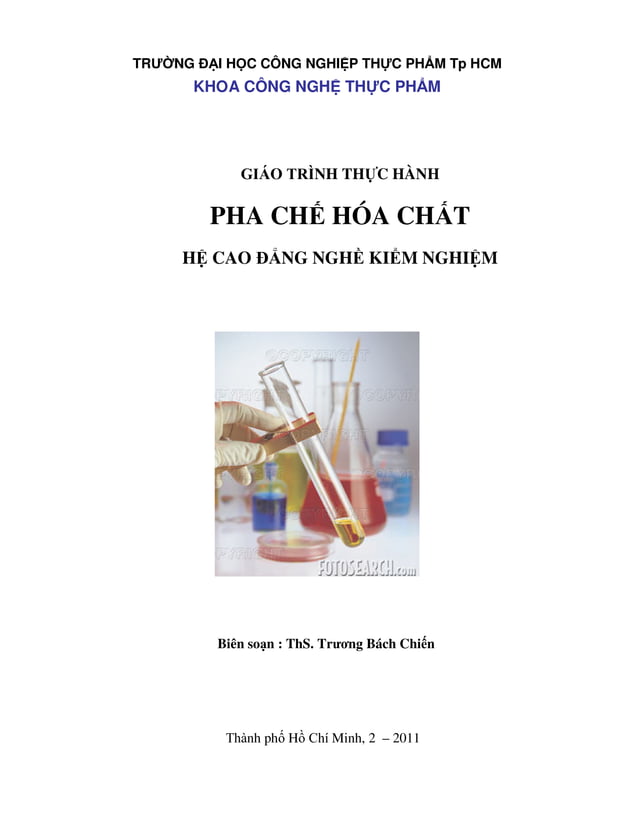 Giao trinh pha che hoa chat | PDF