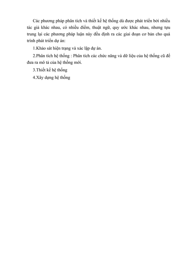 Giáo trình phân tích thiết kế hệ thống thông tin | PDF
