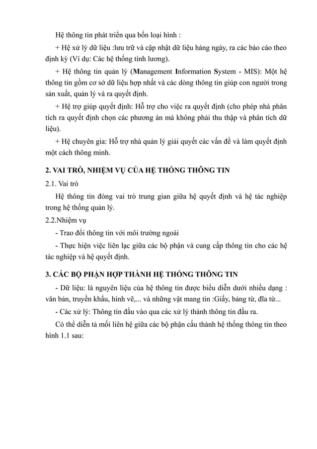 Giáo trình phân tích thiết kế hệ thống thông tin | PDF